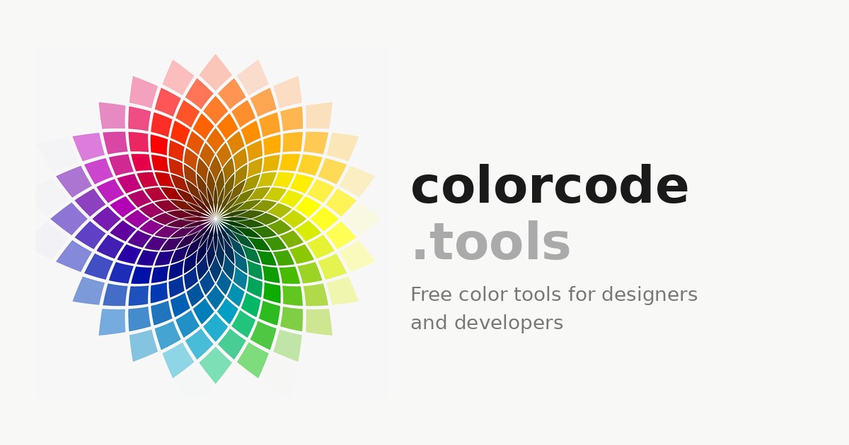 colorcode.tools — Free Color Tools for Designers & Developers